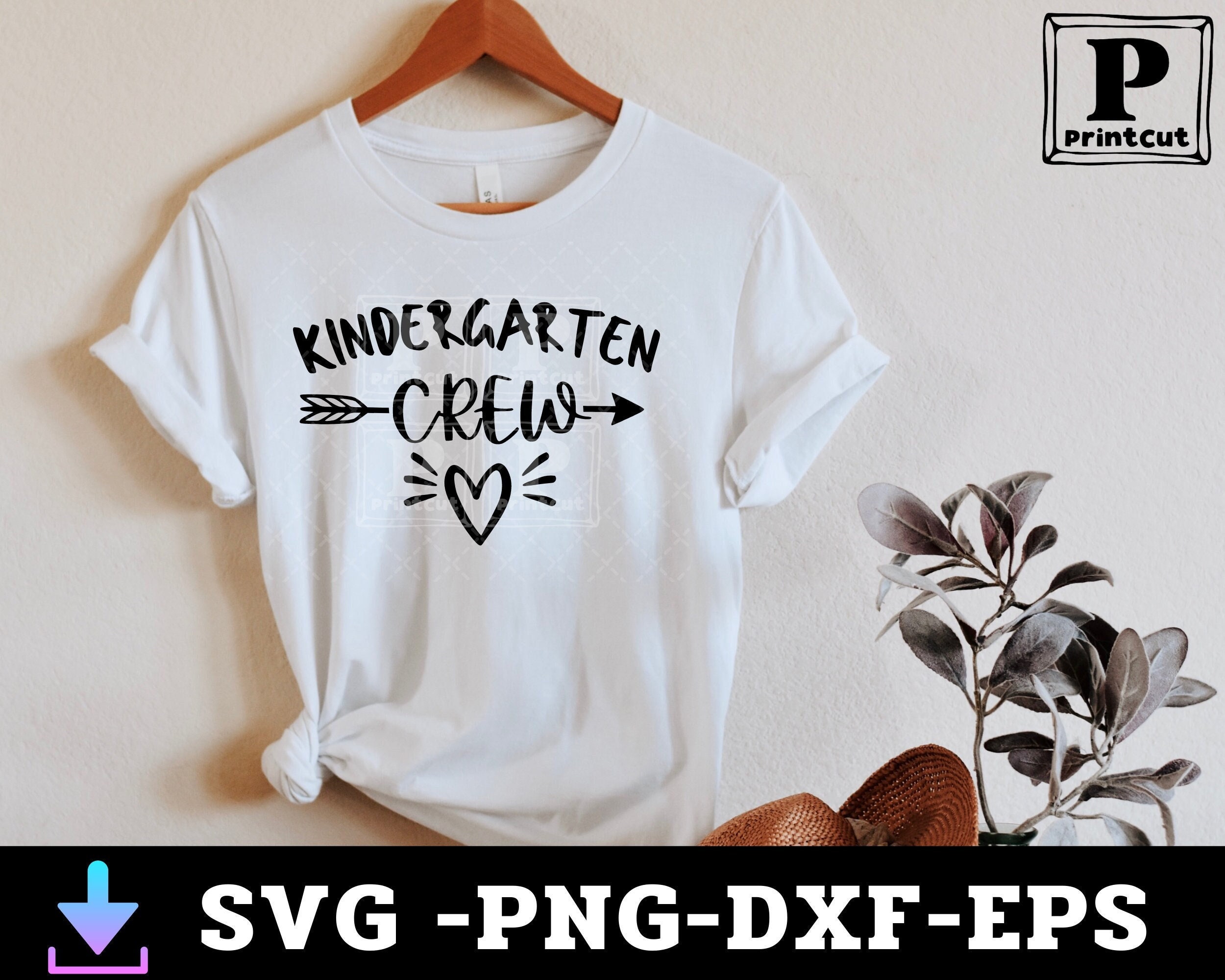 Kindergarten Crew SVG Kinder Teacher Svg back to School - Etsy