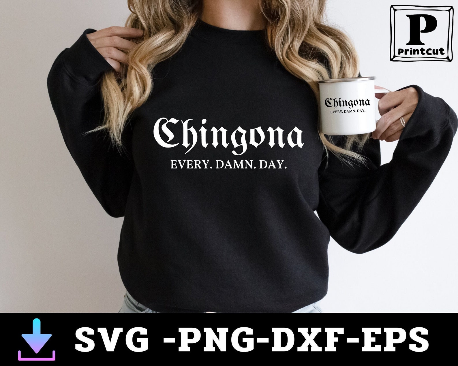 Chingona Definition SVG, Bad Ass Woman SVG, Mexican SVG , Latina Af Svg ...
