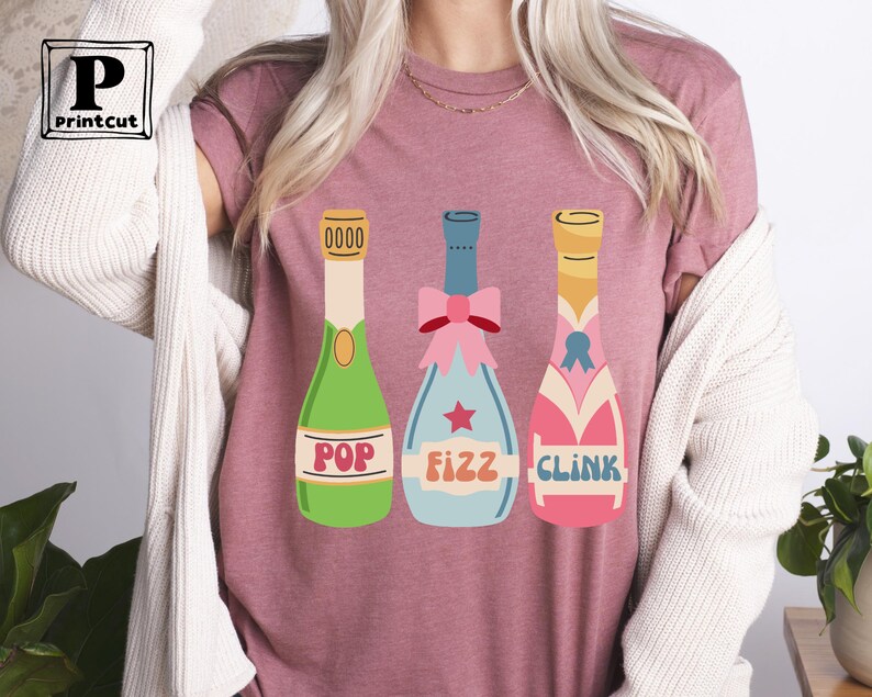 Pop Fizz Click Svg , Birthday , Celebration Design , Bride Party ...