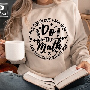Math Teacher SVG, 100 Days of School Svg, It's A Good Day to Do Math ...