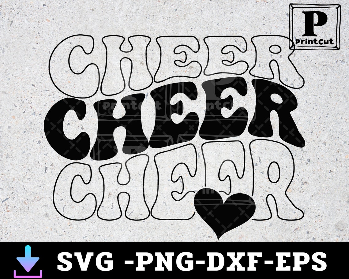 Cheer SVG Cheerleader Svg Cheer Leader SVG cheer Life Svg - Etsy