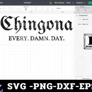 Chingona Definition SVG, Bad Ass Woman SVG, Mexican SVG , Latina Af Svg ...