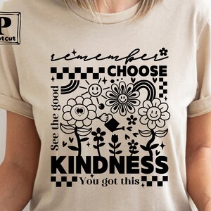 Choose Kindness Svg , Self Love Svg, Inspirational Svg, Kindness Svg ...