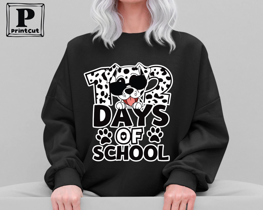 102 Days of School Svg , 102 Days of School Dalmatian SVG ...