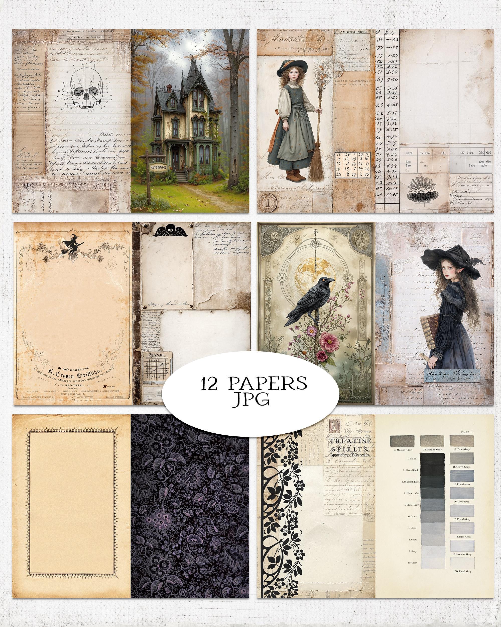Ravenswood School for Witches Journal Kit// Digital Printable Kit ...