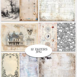 Wednesday Addams Journal Kit: Spooky Ephemera, Art Dolls (digital ...