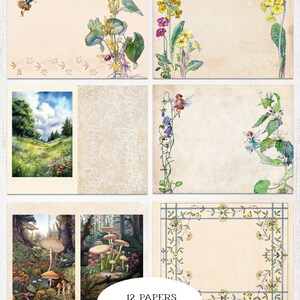 Fairy Journal Kit: Printable Ephemera, Paper Dolls (digital Download ...