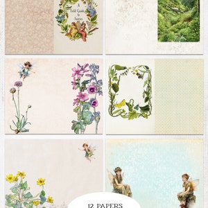 Fairy Journal Kit: Printable Ephemera, Paper Dolls (digital Download ...