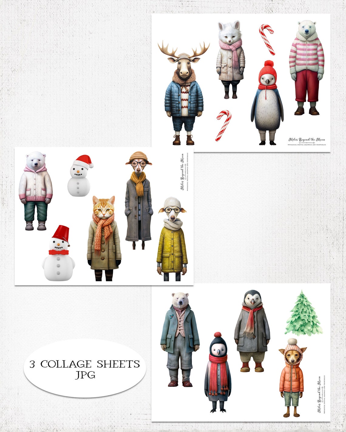 Winterly Art Dolls: Collection Two - Etsy