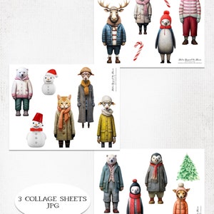 Winterly Art Dolls: Collection Two, Printable Paper Dolls (digital ...