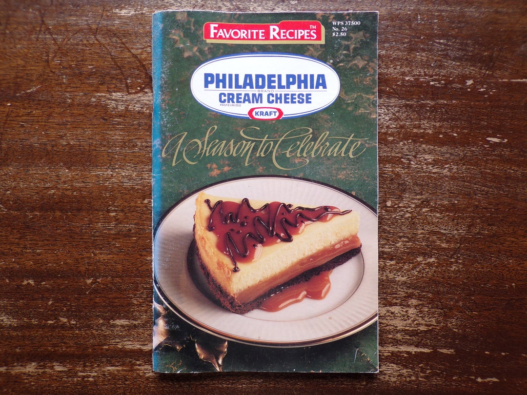 Philadelphia Cream Cheese ~ A Season to Celebrate Cookbook #26 - Etsy
