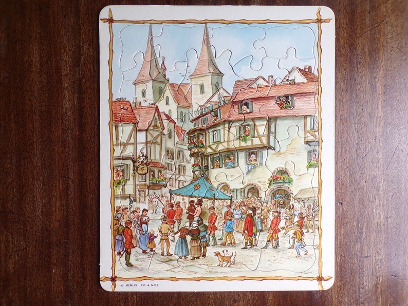 Fairy Tale Puzzles by Tasha Tudor 1963 - Etsy