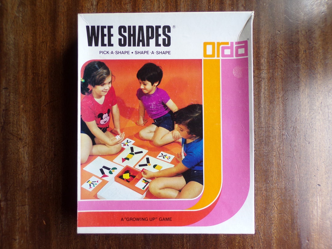 Wee Shapes A Growing up Game - Etsy