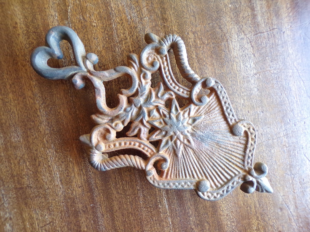 Cast Iron Trivet or Antique Iron Rest - Etsy
