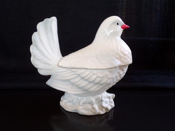 Dove Covered Dish by Nippon Yoko Boeki Co | Etsy