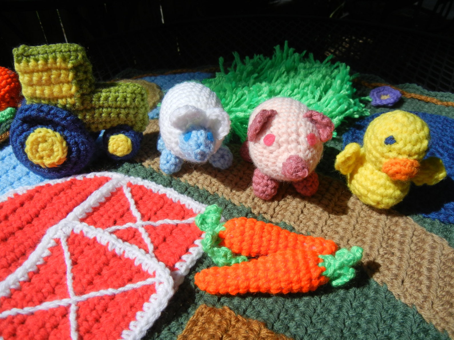 Crochet Farm Playset for Children | Etsy