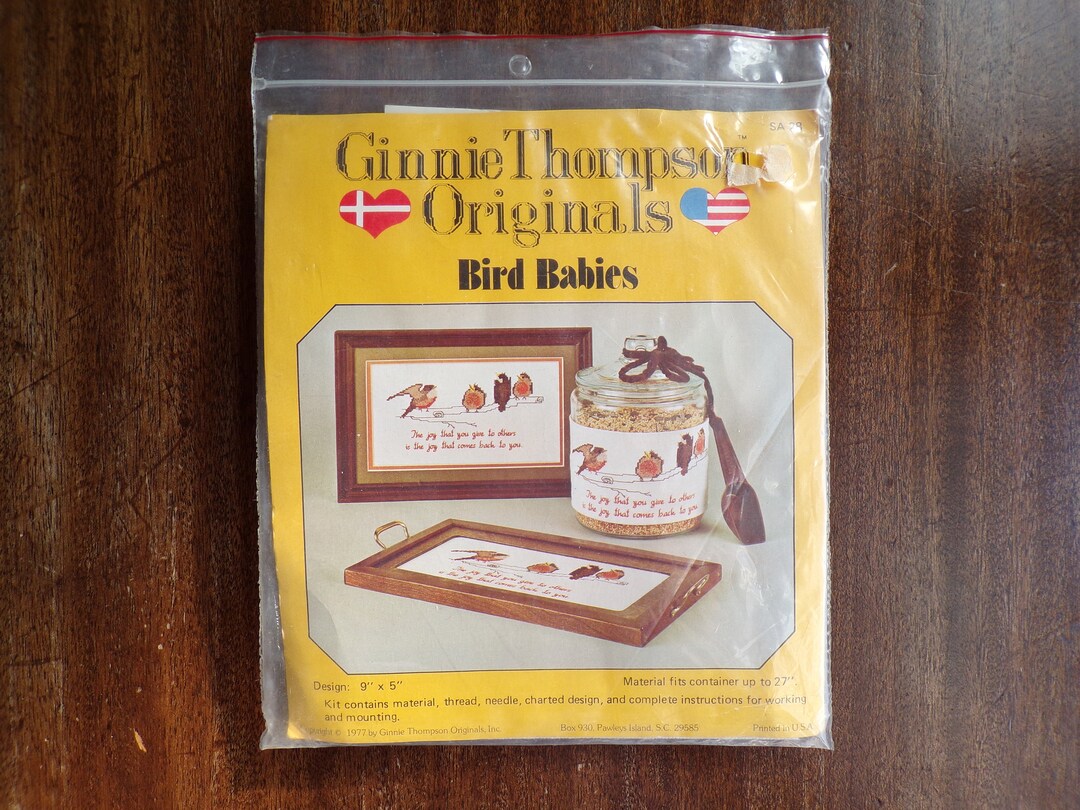 Bird Babies ~ Ginnie Thompson Originals 1977 - Etsy