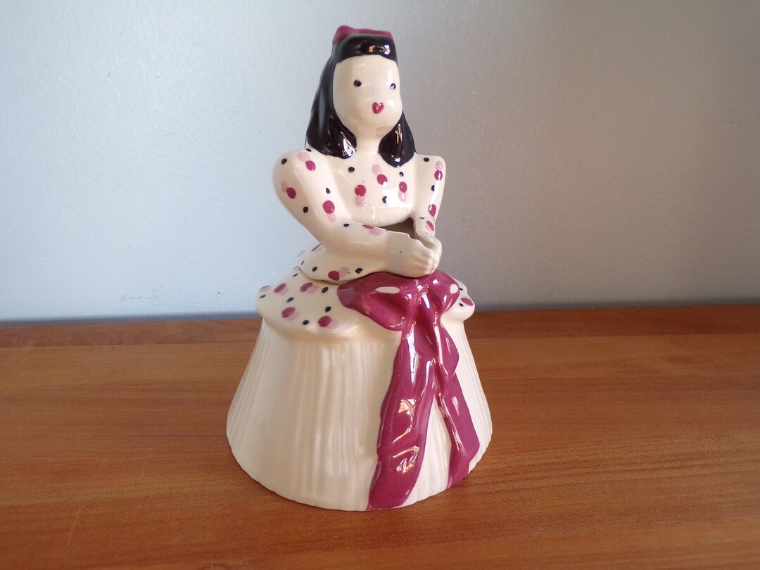 Cleminsons Ceramic String Holder Girl - Etsy