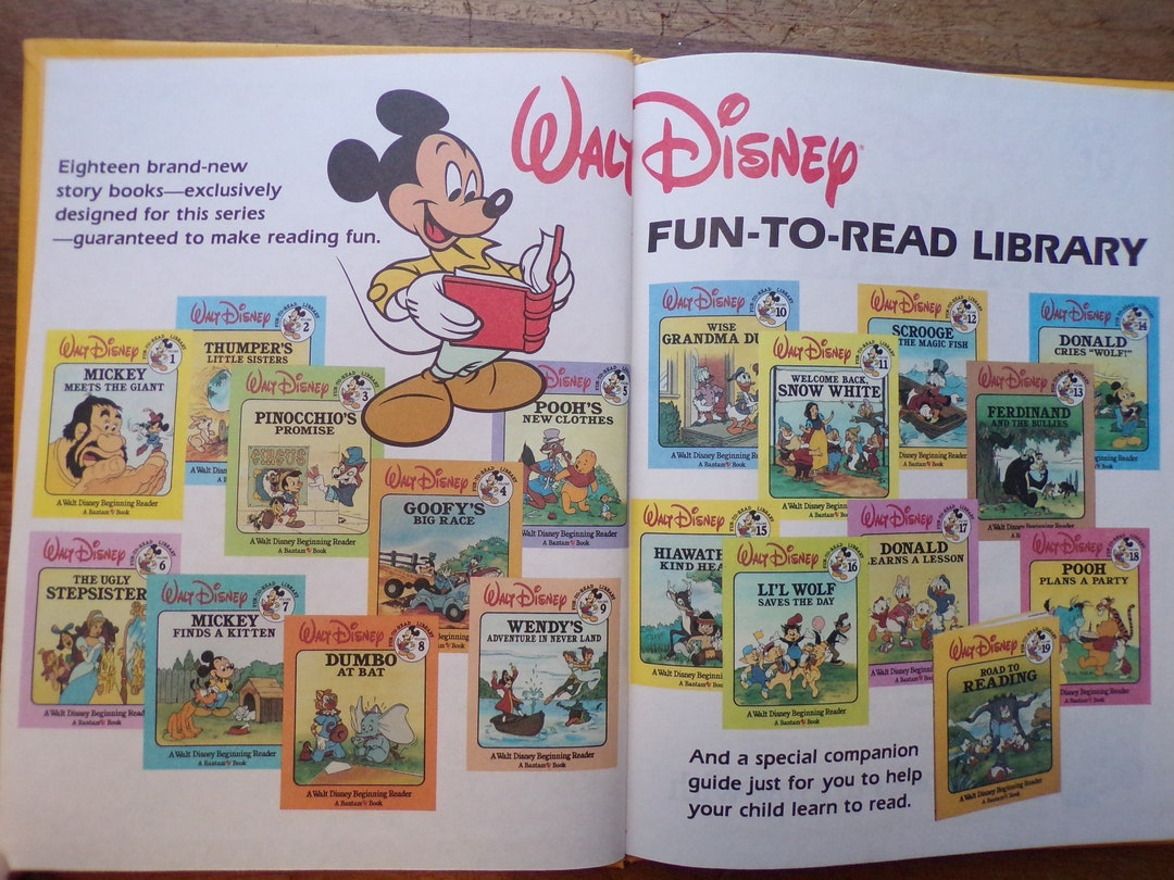 Walt Disney Fun to Read Library ~ 1986 Complete - Etsy