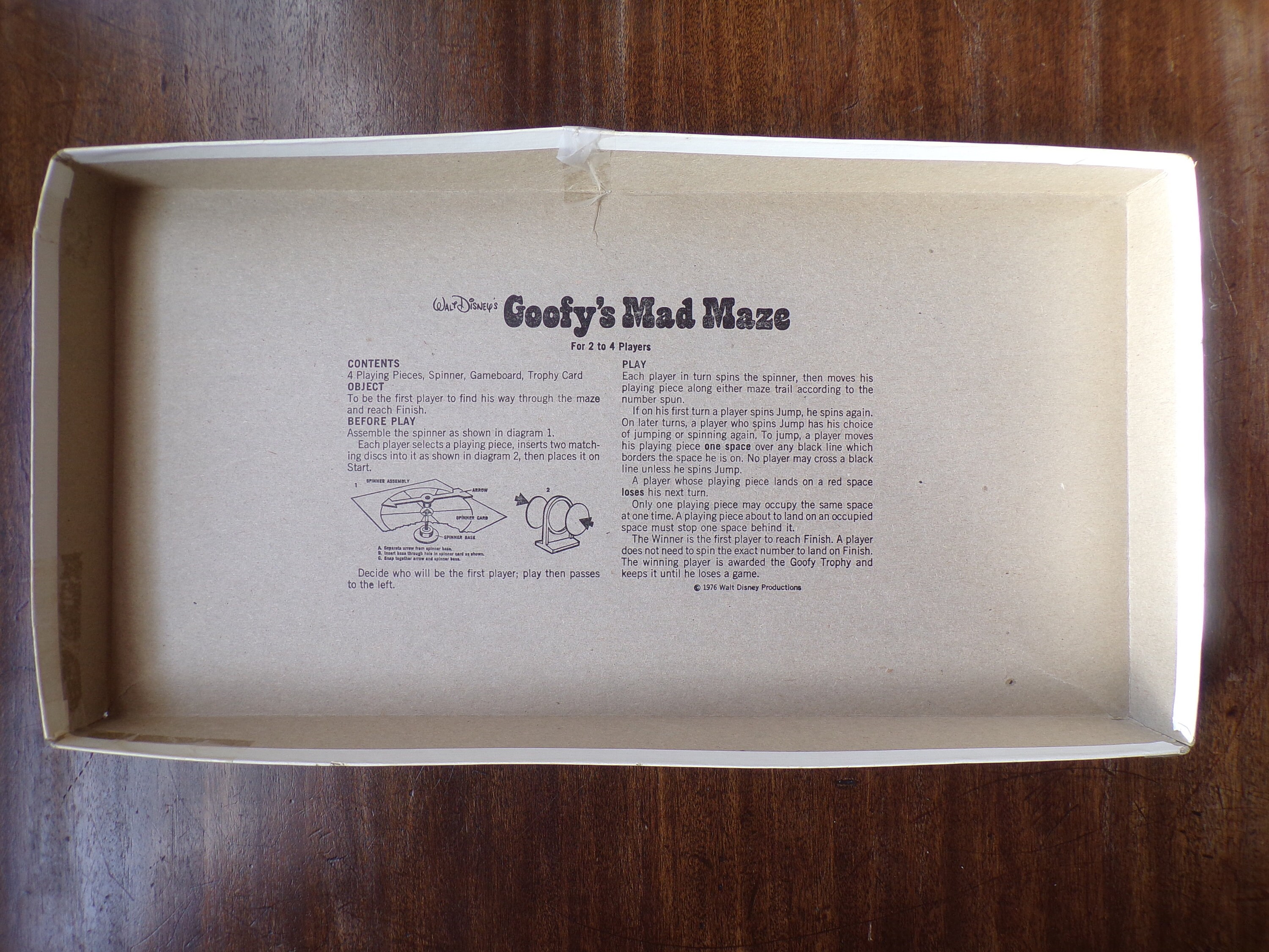 Goofy's Mad Maze Game 1976 Whitman Walt Disney | Etsy