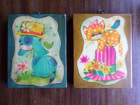 Decoupage Wall Decor - Etsy