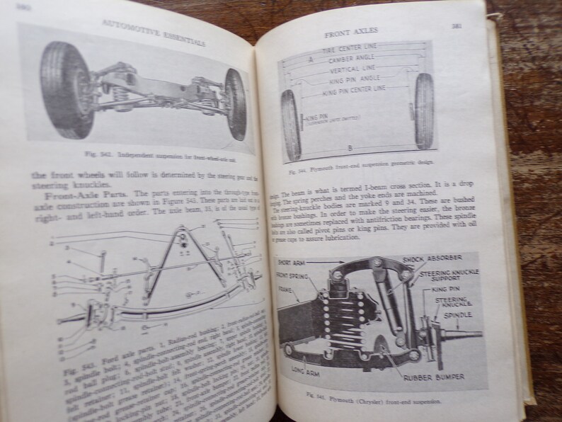 Automotive Essentials by Ray F. Kuns 1948 - Etsy