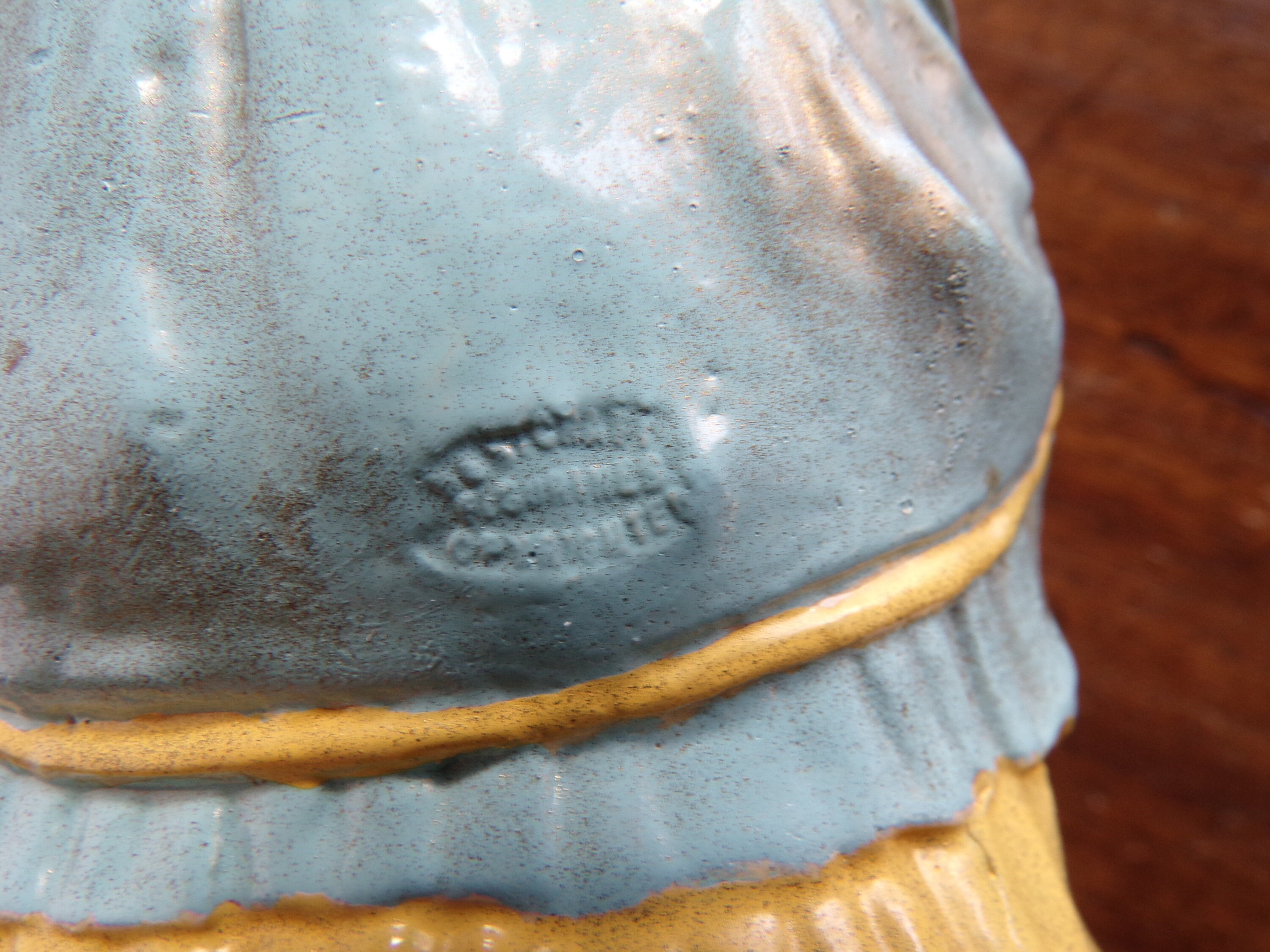 Chalk Ware Victorian Lady With Red Hair in a Curtsey - Etsy