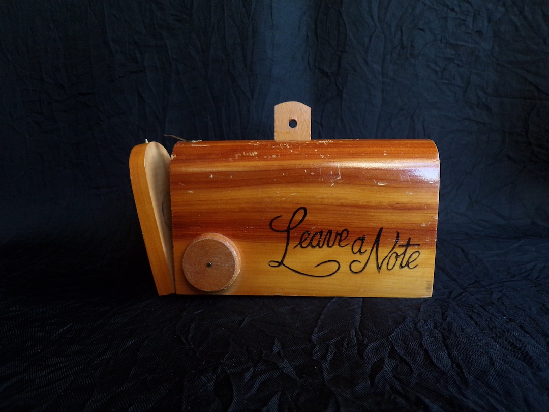 Mini Wood Mailbox Leave a Note Souvenir From Mesa Verde - Etsy