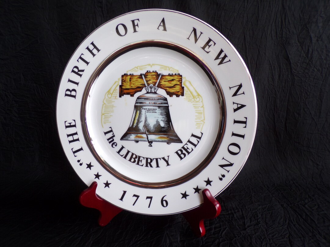 1776 the Birth of a New Nation Liberty Bell Plate by Lego - Etsy