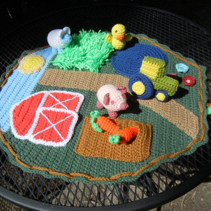 Crochet Play Mat - Etsy