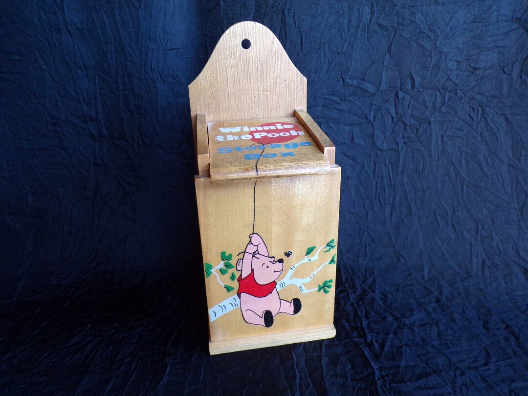 Vintage Winnie the Pooh Storage Box ~ Walt Disney Productions - Etsy