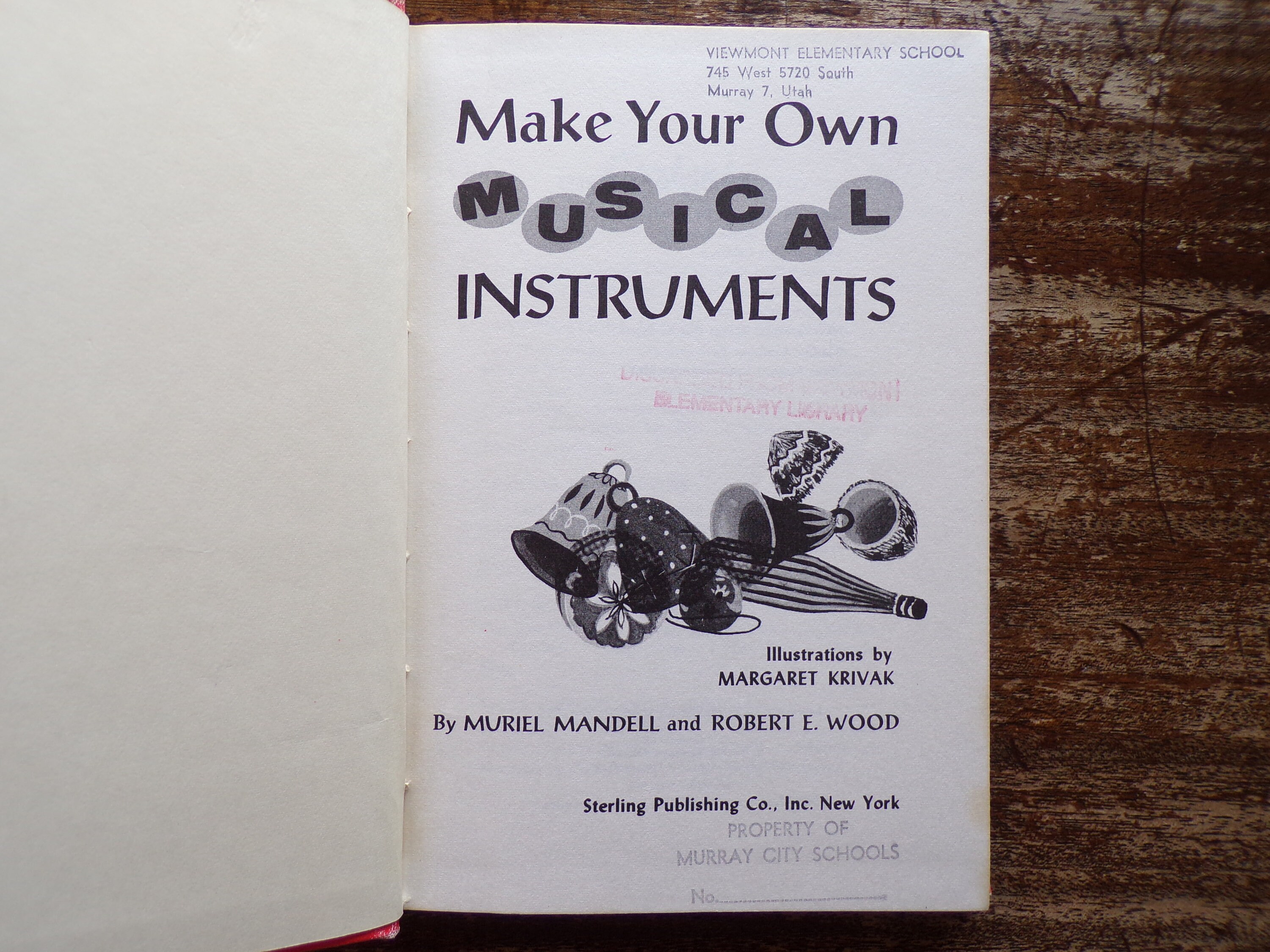 Make Your Own Musical Instruments by Muriel Mandell and Robert - Etsy