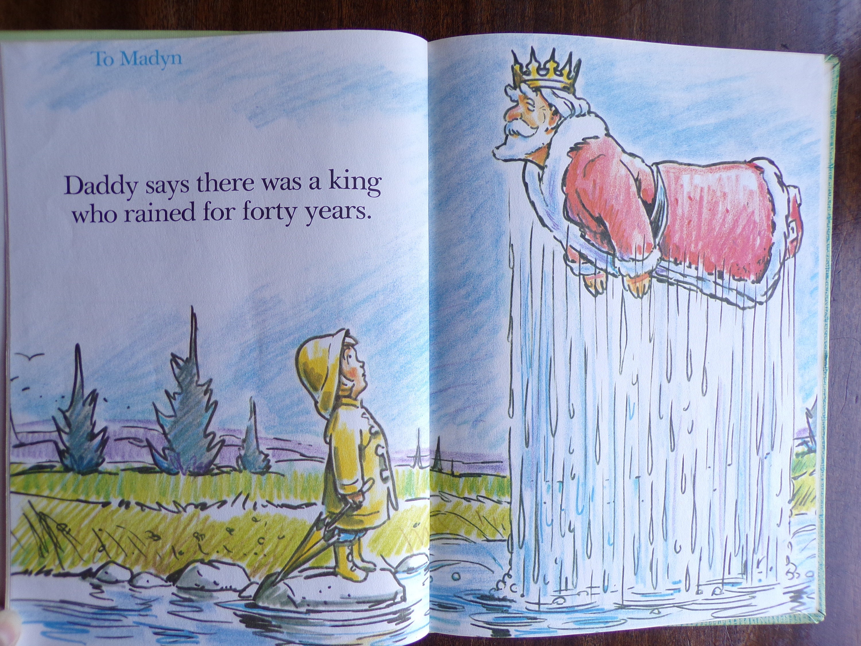 The King Who Rained by Fred Gwynne 1970 - Etsy