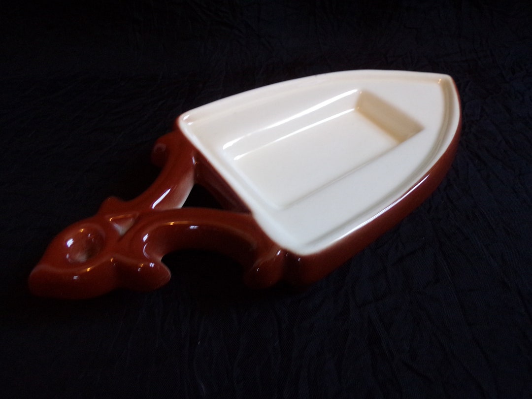 Brock of California Butter Keeper Base ~ Farmhouse Brown Dinnerware - Etsy