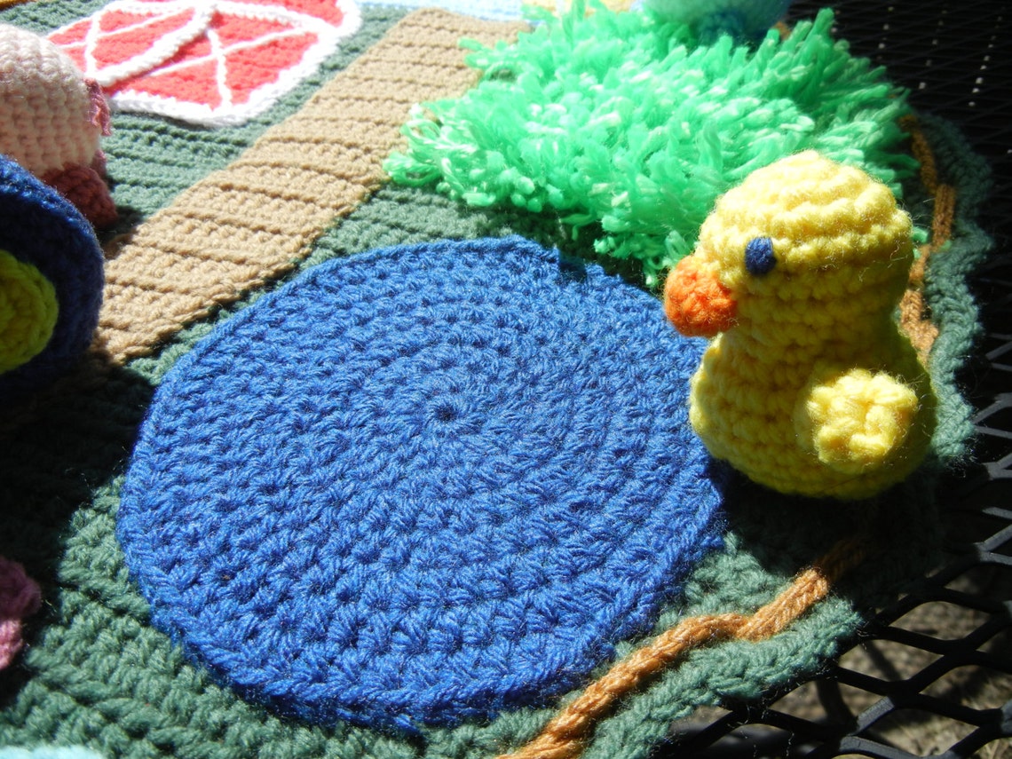 Crochet Farm Playset for Children | Etsy