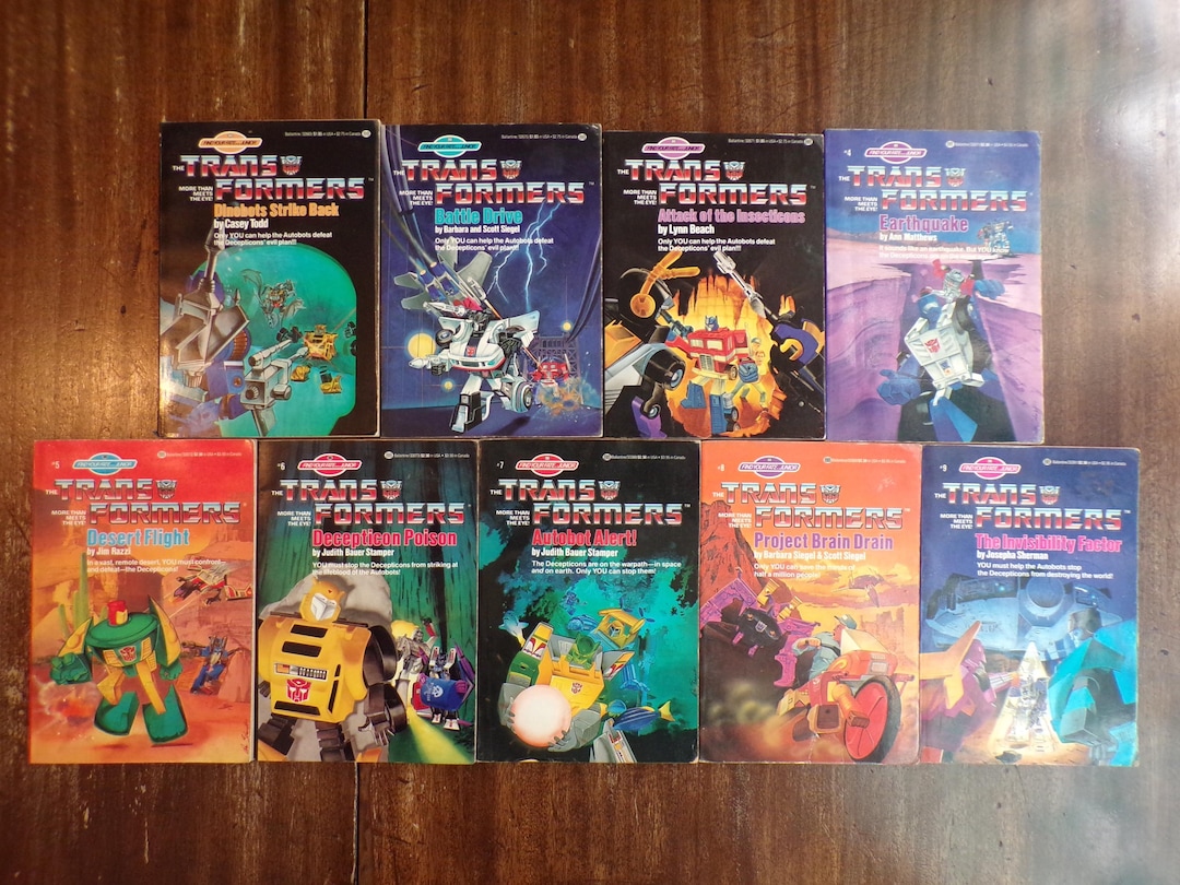 The Transformers Find Your Fate Junior Set of 1 Through 9 1985 - Etsy