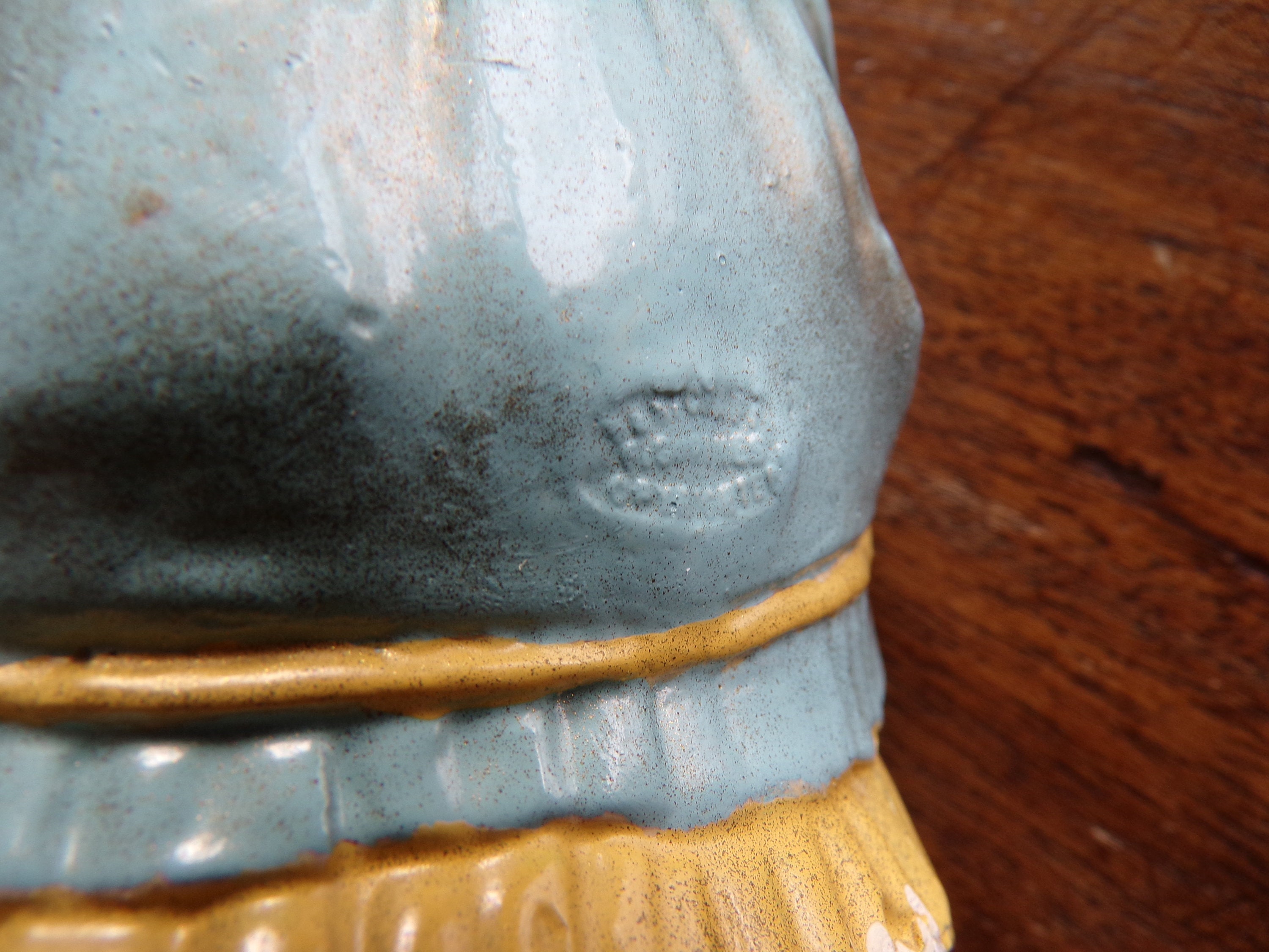 Chalk Ware Victorian Lady With Red Hair in a Curtsey - Etsy