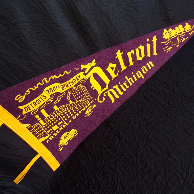 Michigan Felt Pennants - Etsy