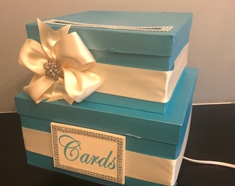 2 tiered card box | Etsy