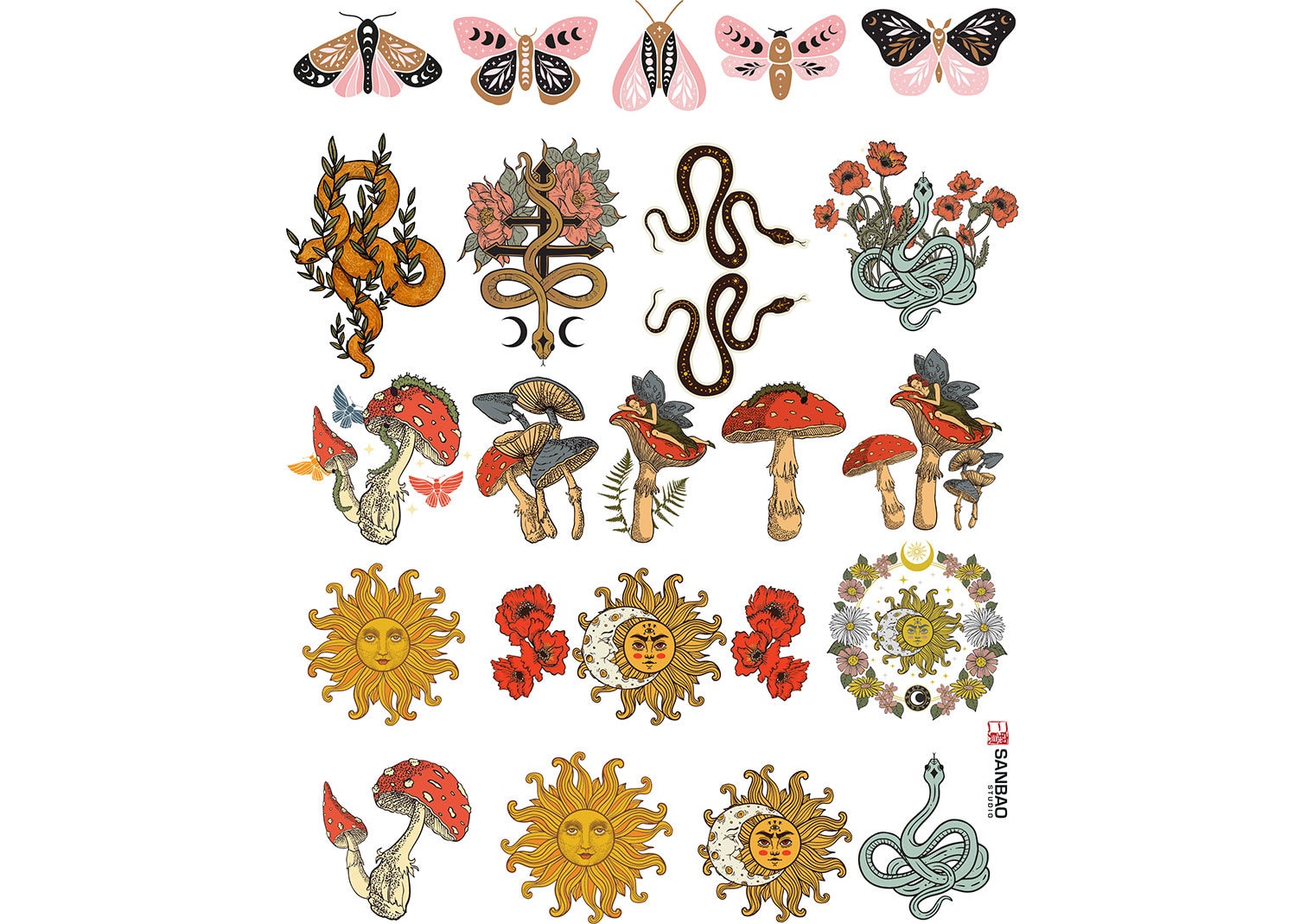 Ceramic Decal Overglaze Decal Mystical - Etsy