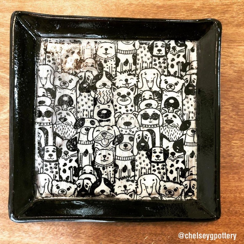 Ceramic Decal - Groovy Dogs - Etsy