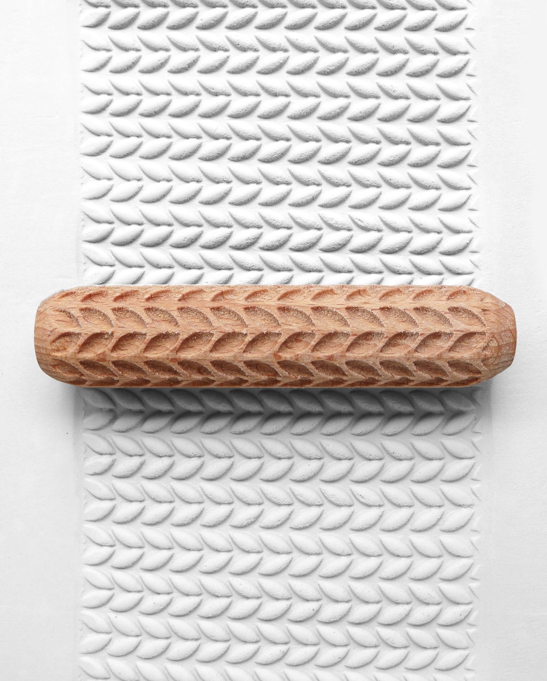 Clay Texture Roller, Pottery Hand Roller, Pastry Texture Roller - Knit ...