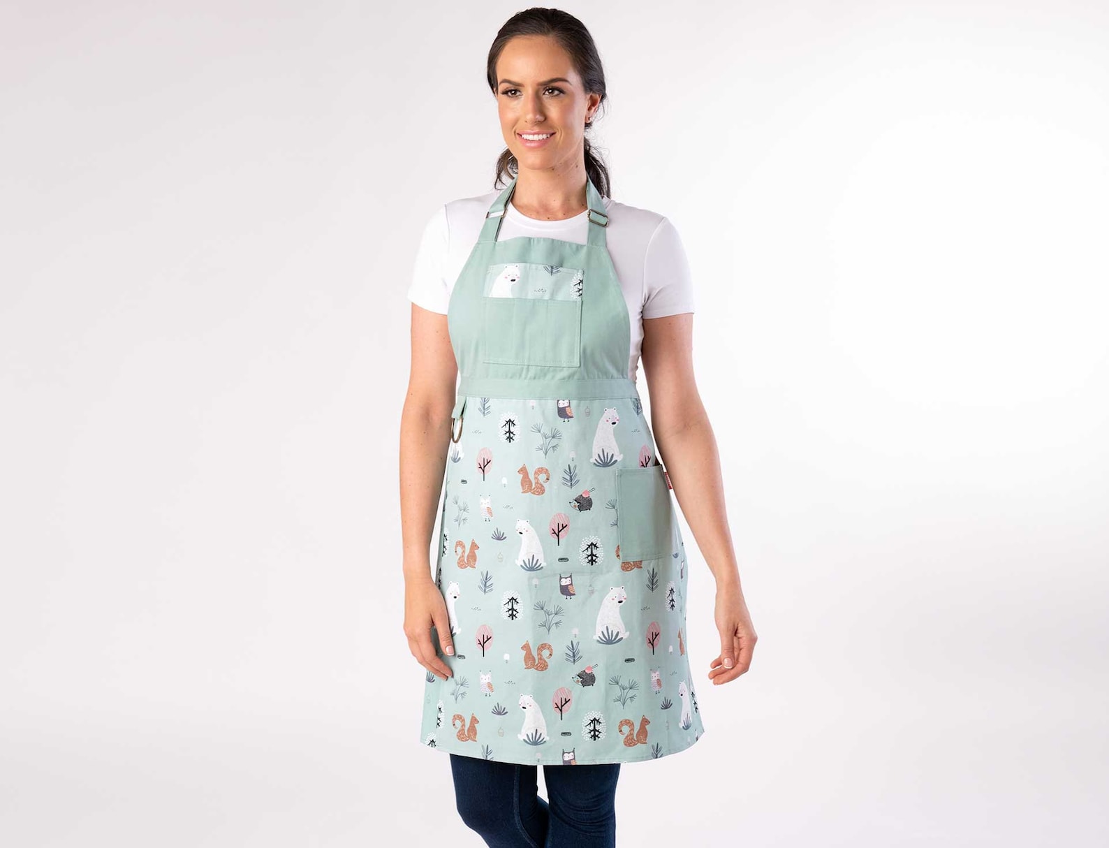 Split Leg Pottery Apron, Crafts Apron, Kitchen Apron, With Pockets for ...