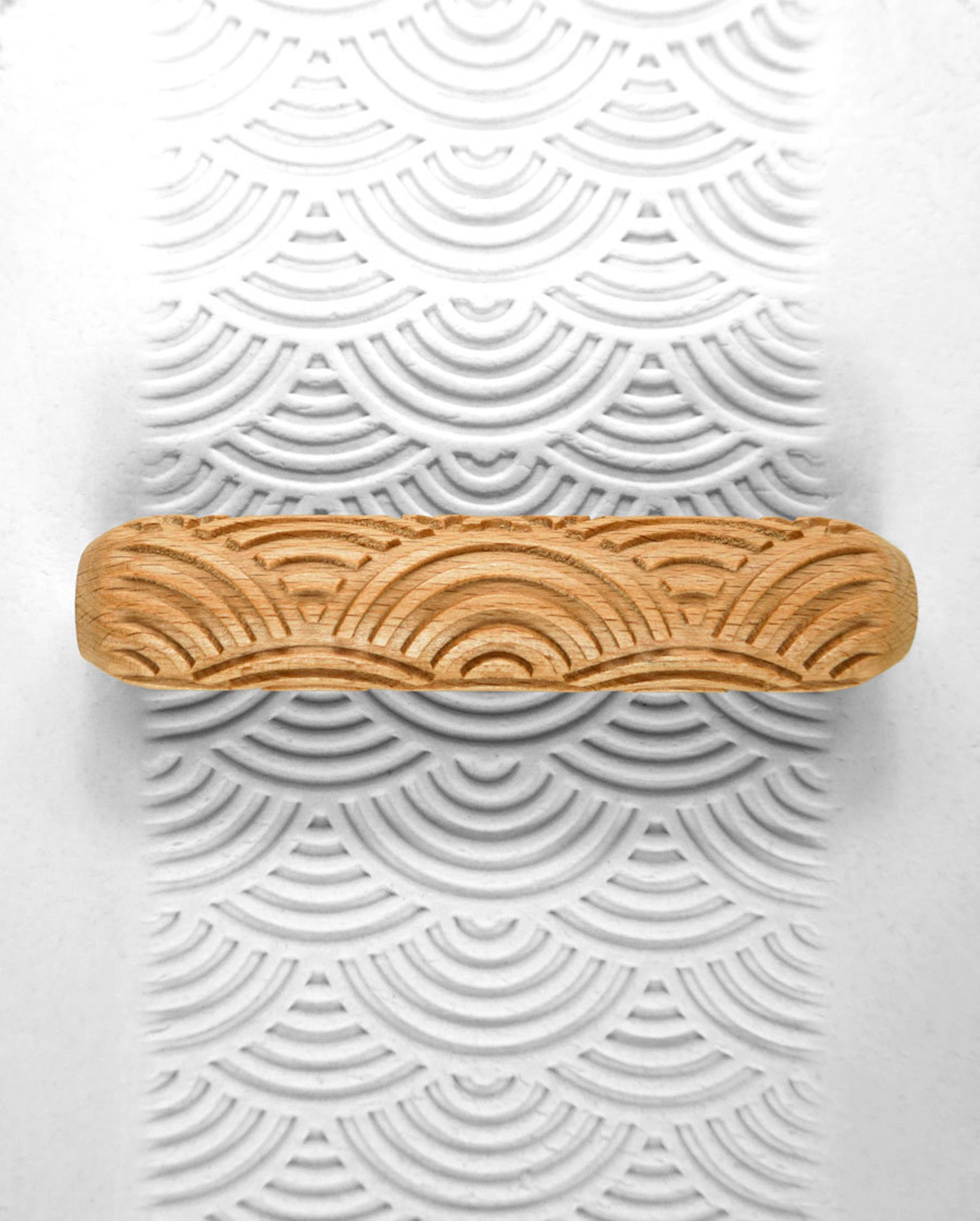 Clay Texture Roller Pottery Hand Roller Rising Sun - Etsy