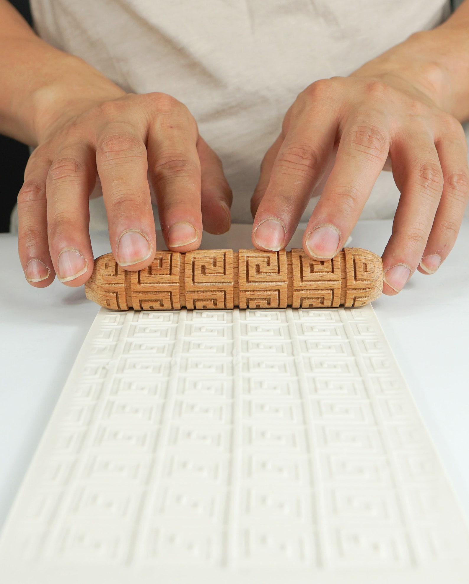 Clay Texture Roller Pottery Hand Roller Pastry Texture - Etsy