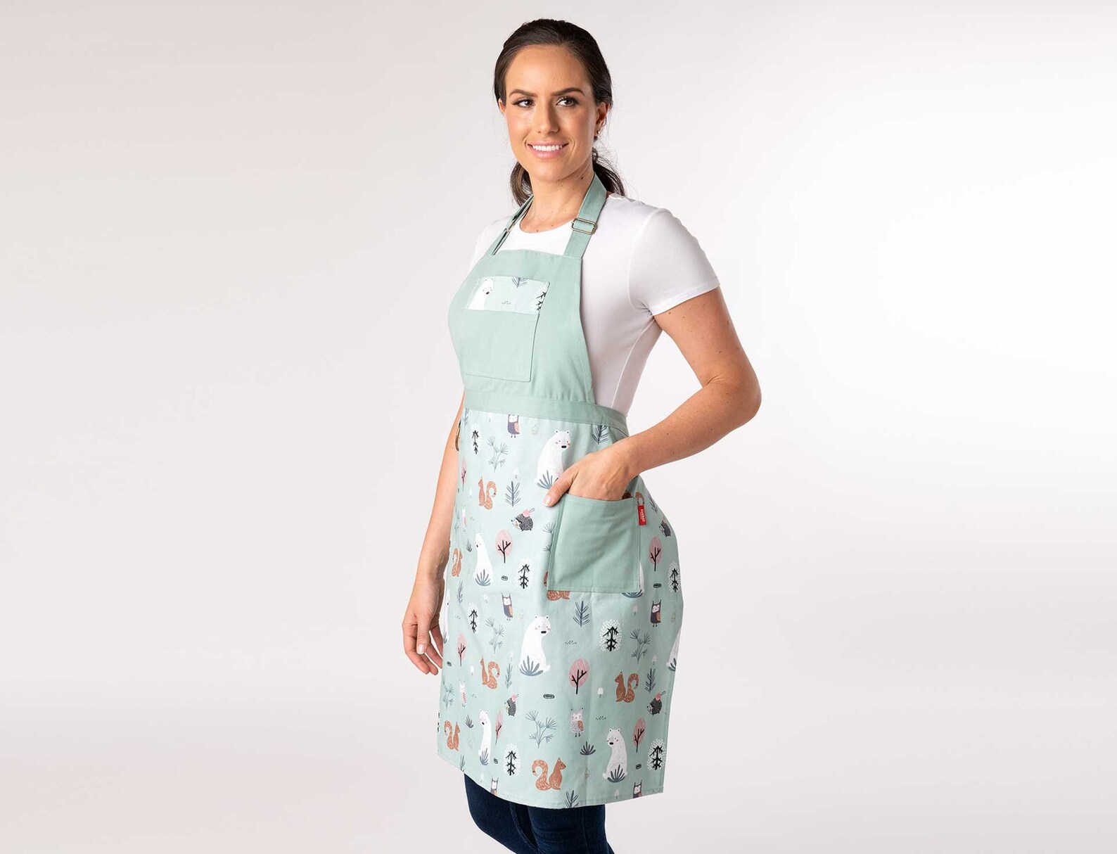 Split Leg Pottery Apron, Crafts Apron, Kitchen Apron, With Pockets for ...