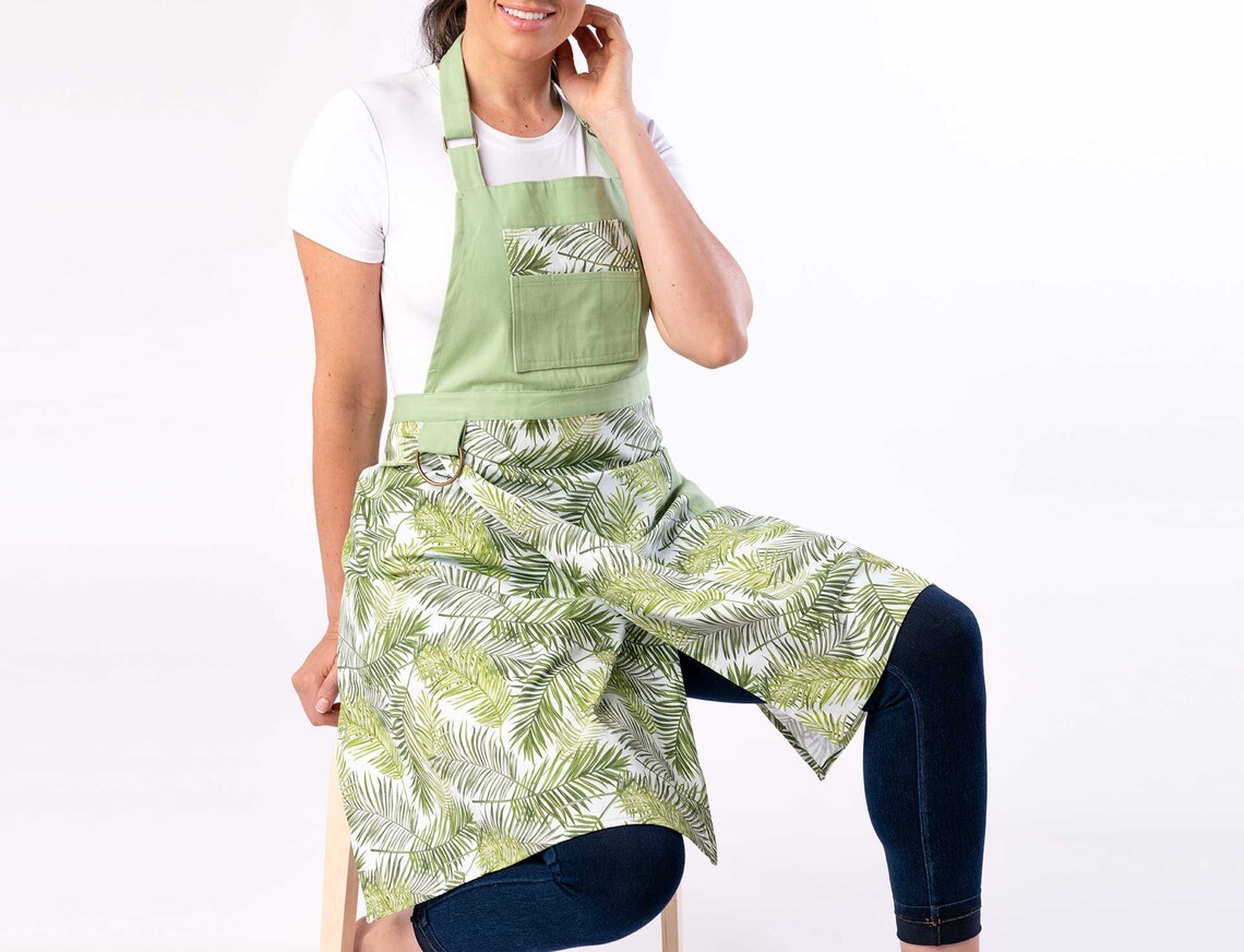 Split Leg Pottery Apron Crafts Apron Kitchen Apron With - Etsy