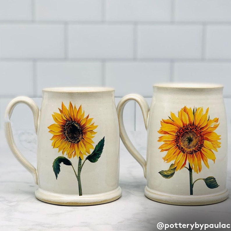 Ceramic Decal Overglaze Sun Flower | Etsy