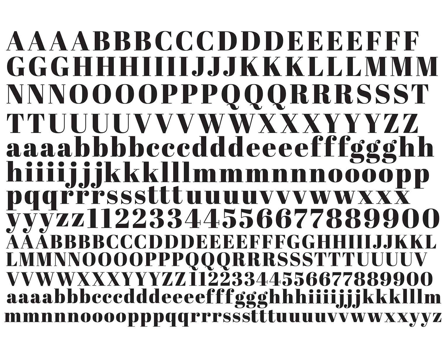 Ceramic Decal, Underglaze Transfer - Font Letter Serif - Etsy