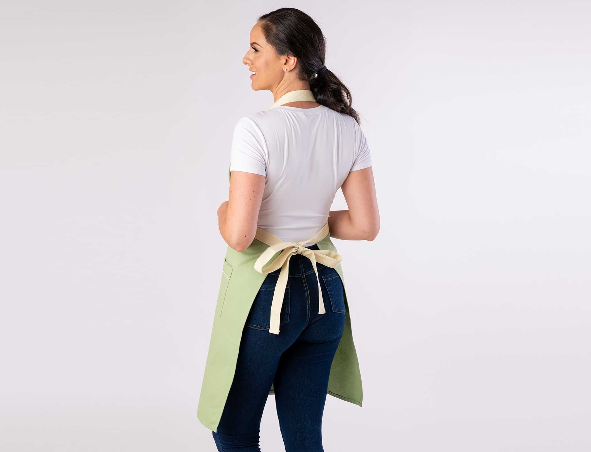 Split Leg Pottery Apron Crafts Apron Kitchen Apron With - Etsy